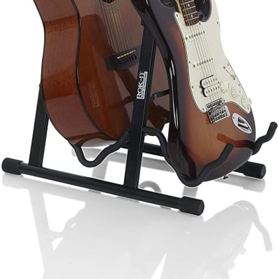 Rok It A-Frame Double Guitar Stand; Holds Most Standard | Reverb