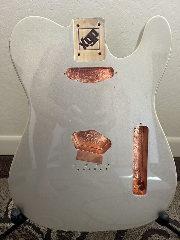 XGP (Guitar Fetish) Telecaster body 2023 - Silver sparkle | Reverb