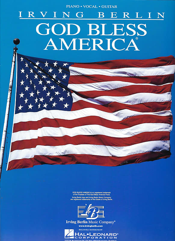 Irving Berlin God Bless America Sheet Music | Reverb