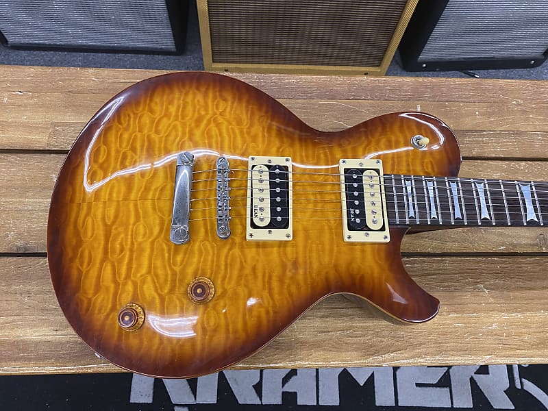 Dean EVO Special Select Electric Guitar Amber Burst Quilted | Reverb