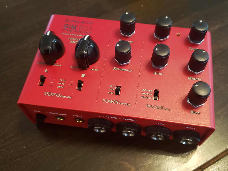 Leeky Sim Box (Bloka Mugt) - Red | Reverb