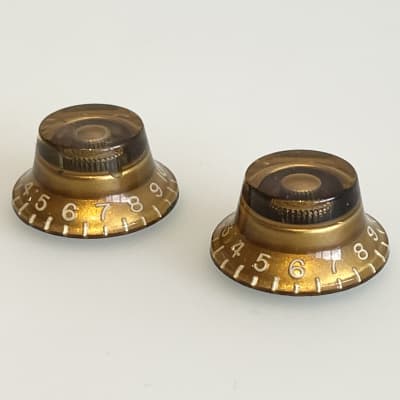 1956 Gibson Vintage Original 1950s Gold Bonnet Bell Amber | Reverb