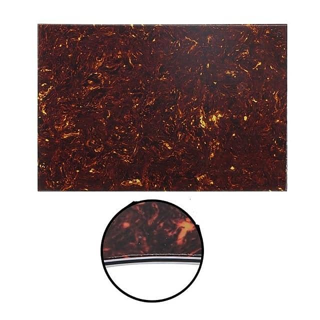 Custom Pickguards Material - Brown Tortoise 4ply | Reverb