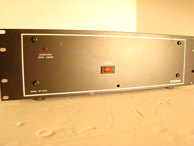Bogen MT-250D 250W RMS Power Amplifier | Reverb