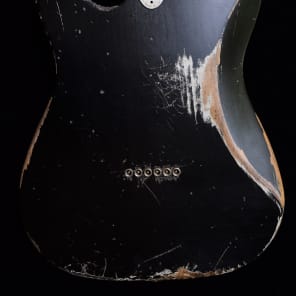 Heavy Relic Fender '72 Telecaster Custom! Black NYC Punk Tele | Reverb