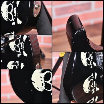 Esp M-II Custom Skull and Cross Bones Pre Michael Wilton of | Reverb