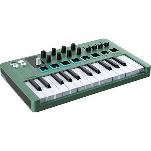 Arturia MiniLab 3 Mint Plug-And-Play MIDI Controller | Reverb