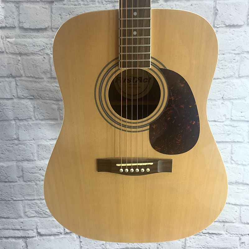 First Act Dreadnaught Acoustic Guitar Natural Mg411 | Reverb
