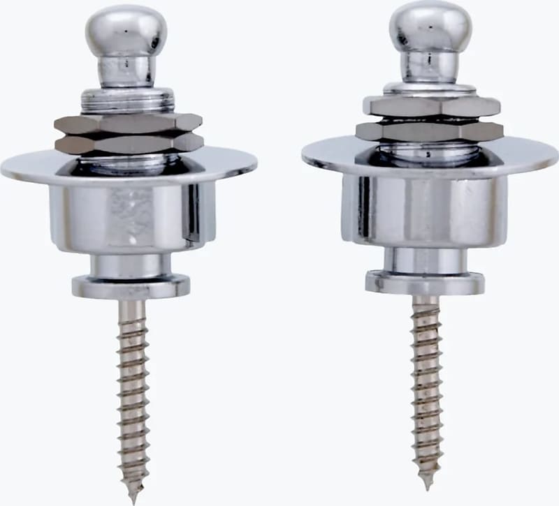 Allparts Economy Strap Lock SystemChrome, Pack of 20 | Reverb