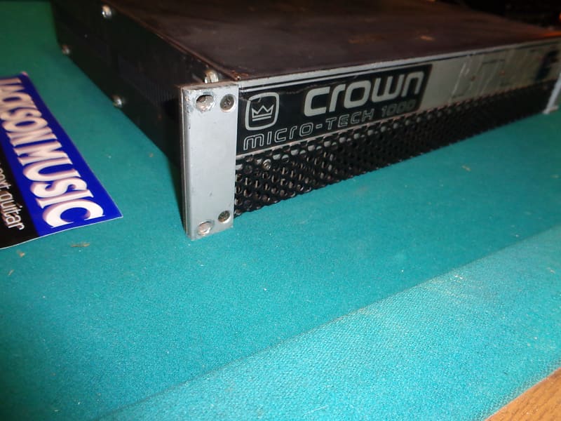 Crown Micro Tech 1000 Power Amp | Reverb