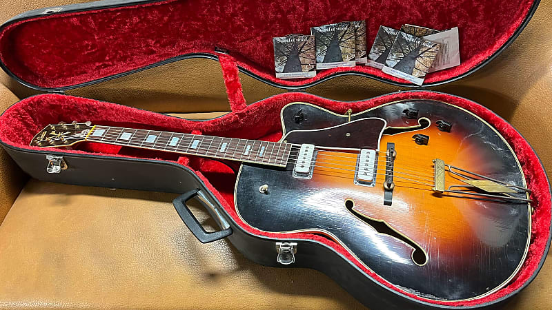 Levin Model 325 M2 1960 sunburst vintage archtop with hard | Reverb