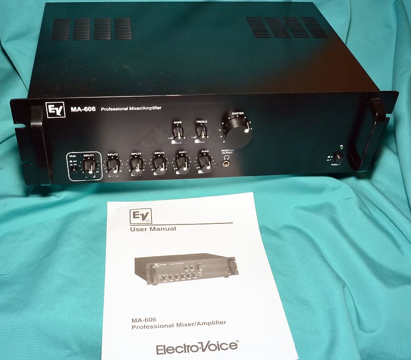 EV MA-606 Professional PA Mixer/Amplifier | Reverb