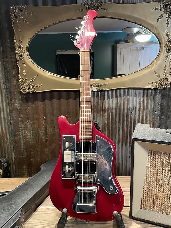 Teisco/Zim-Gar SS2L 60s - Red | Reverb