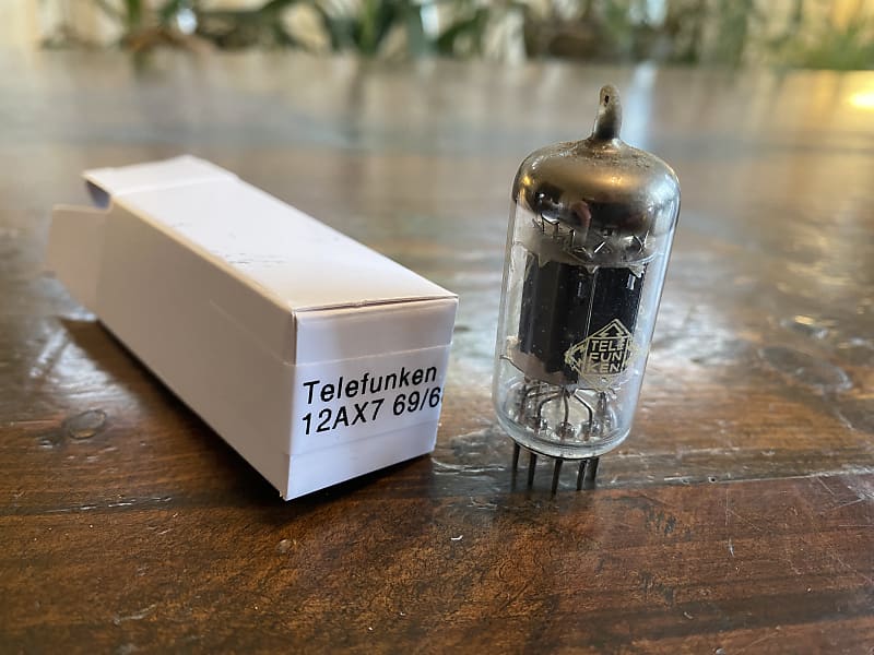 TELEFUNKEN Western Germany 12AX7 tube, diamond bottom, tests | Reverb