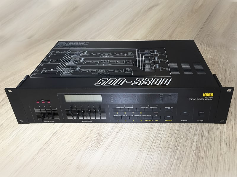 Korg SDD-3300 Super Rare Vintage Triple Delay Unit 80's | Reverb
