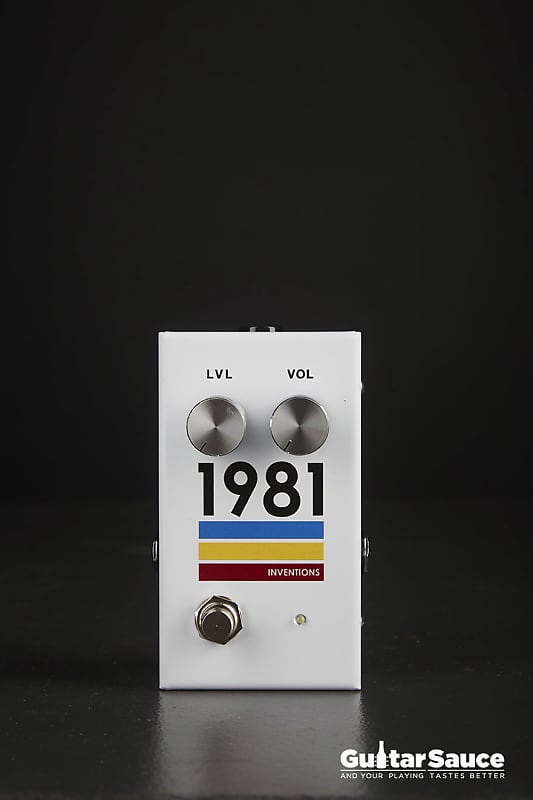 1981 Inventions DRV Singolo LVL Full-Range Overdrive | Reverb UK