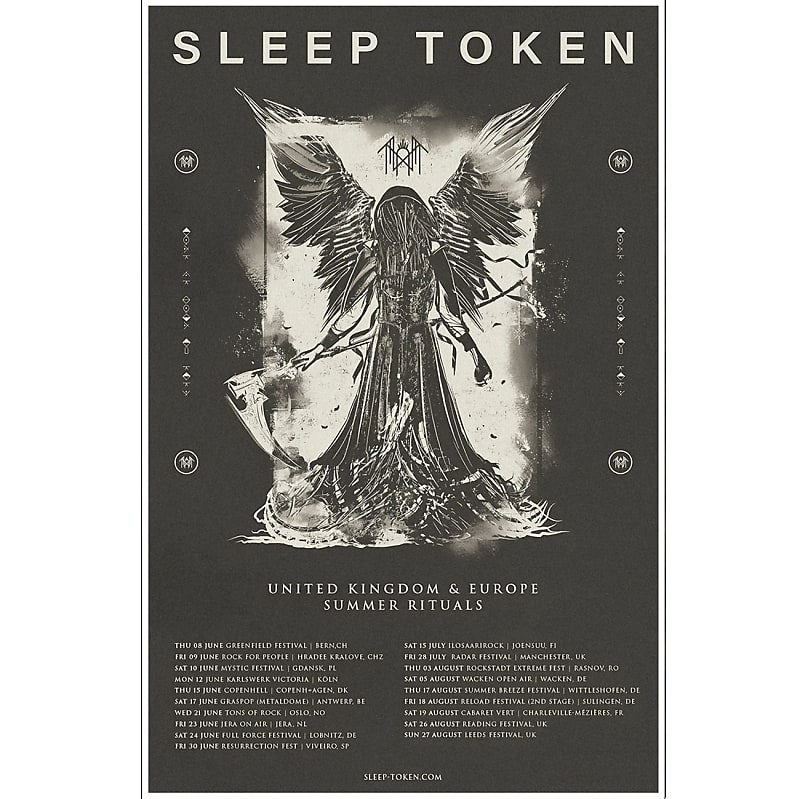 SLEEP TOKEN Summer Rituals UK & EU Tour 2023 Ltd Ed New RARE | Reverb