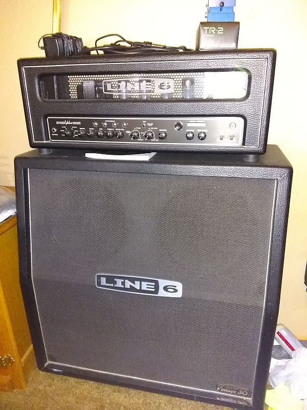 Line 6 SpiderValve HD100 Plus 4x12 Cab With V30 Speakers | Reverb