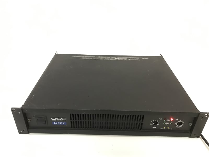 QSC CX602V 2-Channel Powered Amplifier | Reverb UK