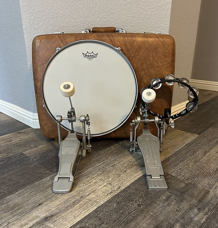 “BIG BEAR” busker style suitcase drum by Vintage Suitcase | Reverb
