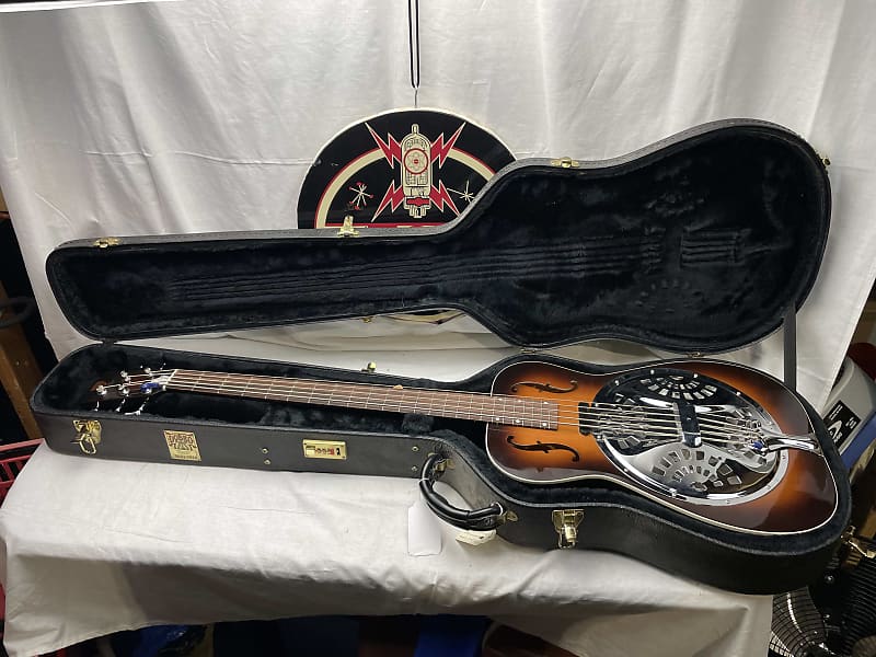 Dobro Resonator 5-string Bass with Case ~1995 - Local Pickup | Reverb