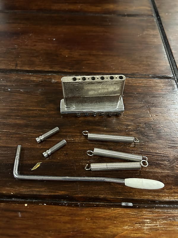 Fender American standard bridge with tremolo 1987 | Reverb
