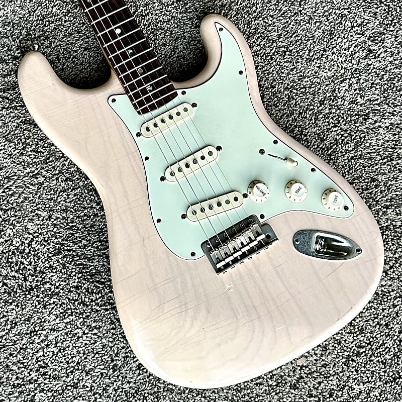 Swamp Ash MJT Strat Transparent Shell Pink w/* Fender Custom | Reverb