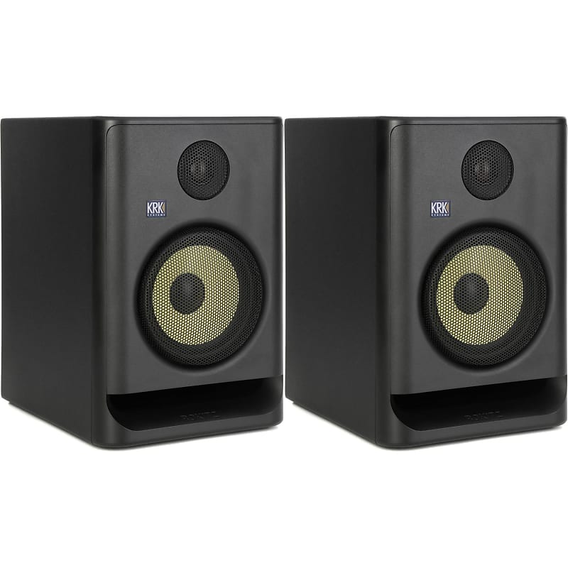 KRK ROKIT 7 G5 7-inch Powered Studio Monitor Pair - Black | Reverb