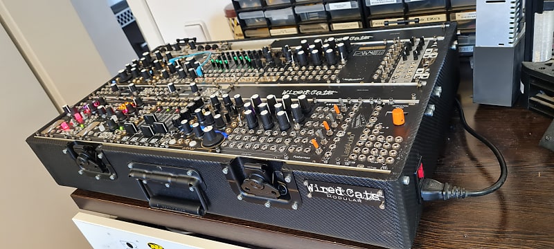 Wired Cats Eurorack Modular Synth Flightcase - 126HP / 2x 3U | Reverb