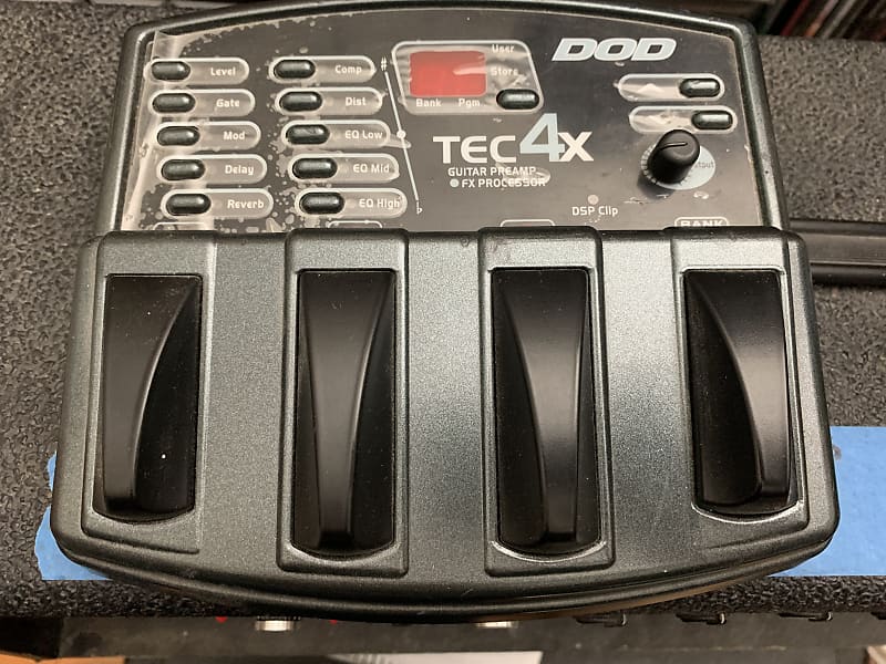 DOD tec4x guitar preamp processor | Reverb
