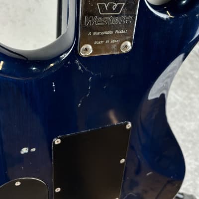 Westone Spectrum MX electric guitar in blue finish | Reverb