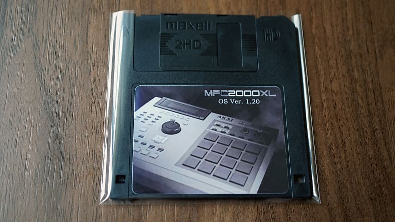 [LATEST OS v1.2] FLOPPY disk for Akai MPC2000XL sampler / | Reverb
