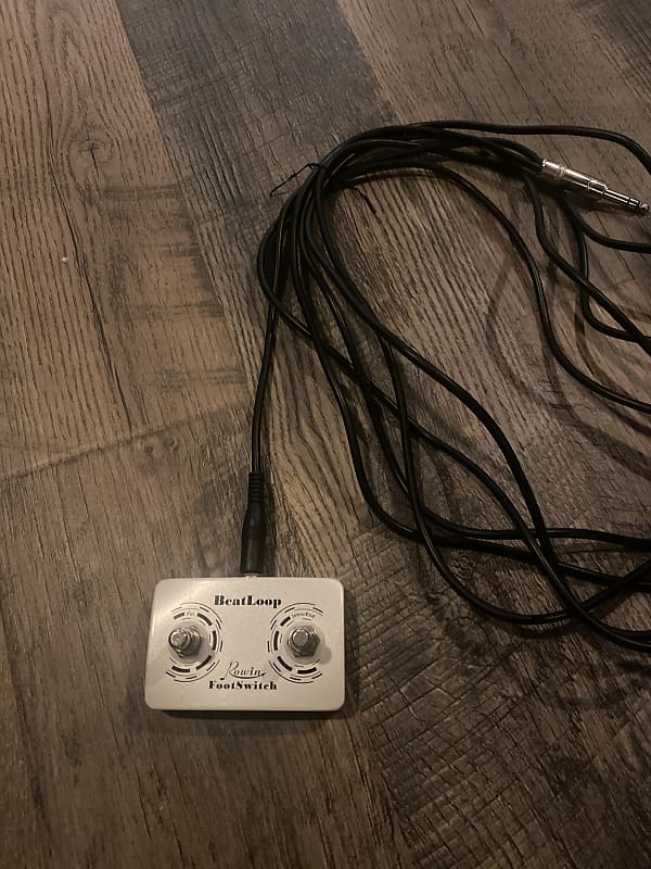 Rowin Beat Loop Foot Switch - White | Reverb
