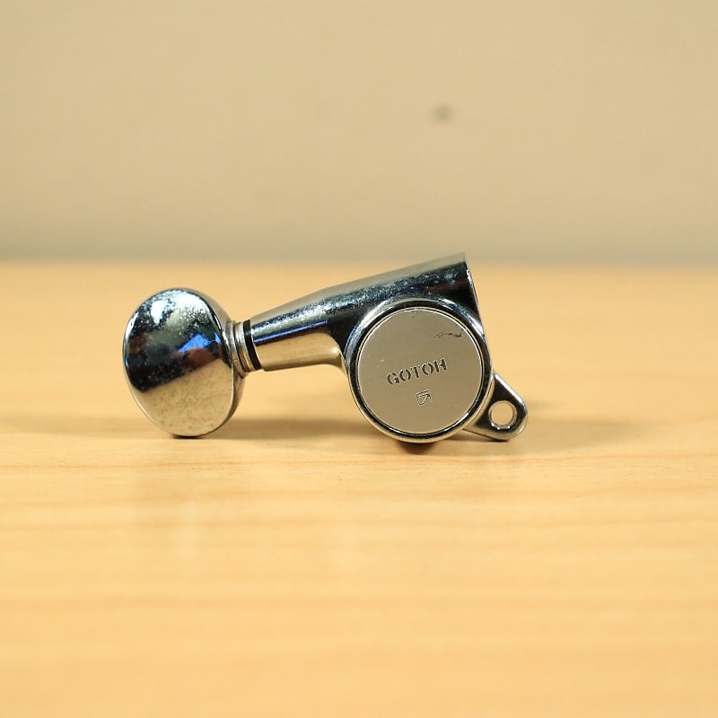 (1) Gotoh Guitar Machine Tuner Chrome Oval Knob SG381 | Reverb
