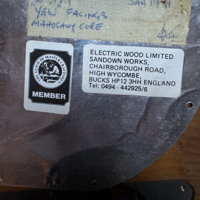 Wal MK2 5 strings 1989 Left-handed | Reverb