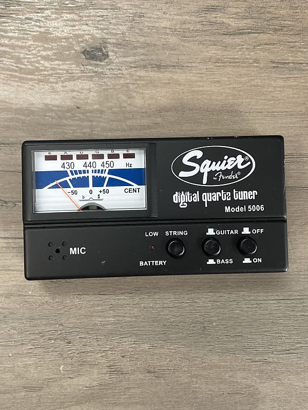 Squier Digital quartz tuner 5006 | Reverb