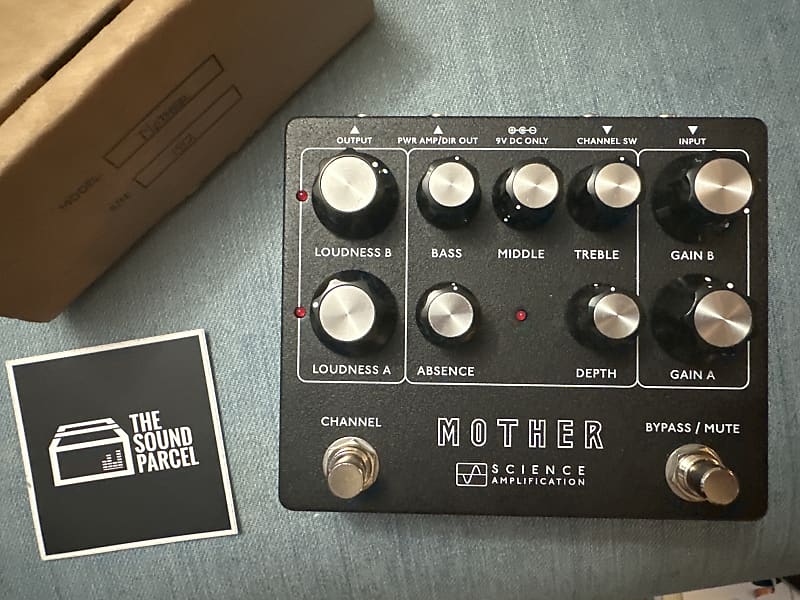 Science Amplification Mother Preamp Pedal 2024 - Black | Reverb