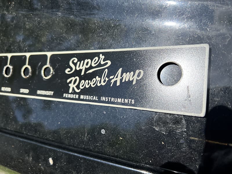 Fender RI Super Reverb Faceplate - Aged to | Reverb Australia