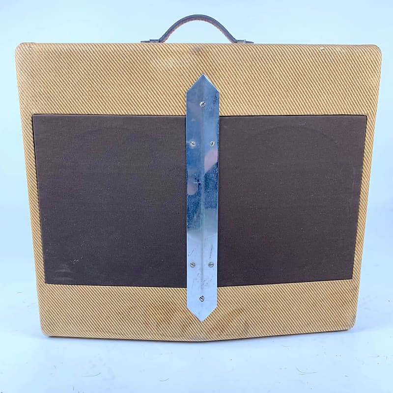 1951 Fender 5B4 V-Front 2x10" Super-Amp Recovered Tweed | Reverb