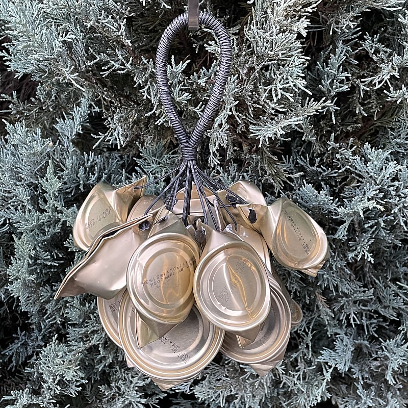 Upcycled Percussion - Metal Cans Hand Rattle / Shaker - Gold | Reverb