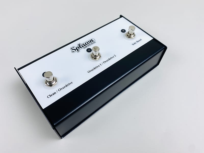 Splawn 3 Button Foot Switch: Checkers Not Chess | Reverb