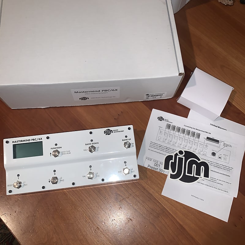 RJM Music Technology PBC/6X MIDI Controller / Switcher | Reverb