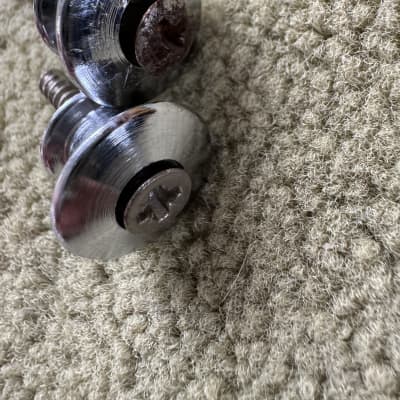 Baldwin Burns 700-series original strap buttons, screws 1960s | Reverb