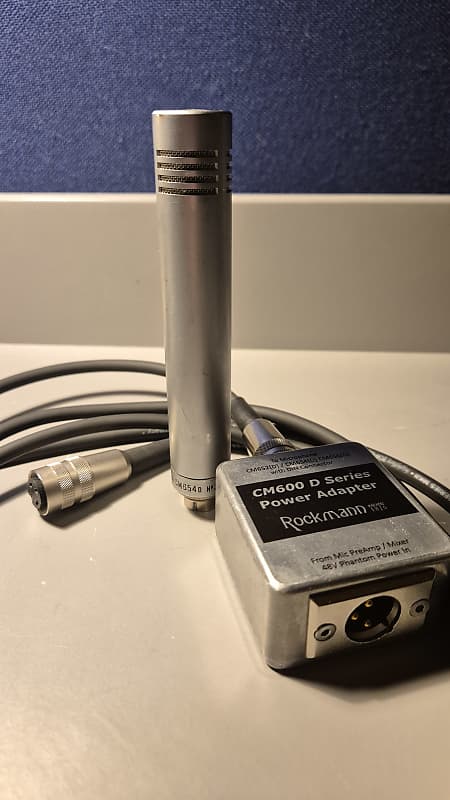 Calrec CM654D vintage microphone with power adapter | Reverb