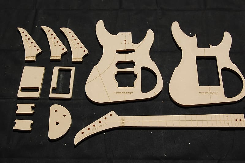 Vandenberg - Guitar Router Template Set - 1/2" MDF CNC - | Reverb