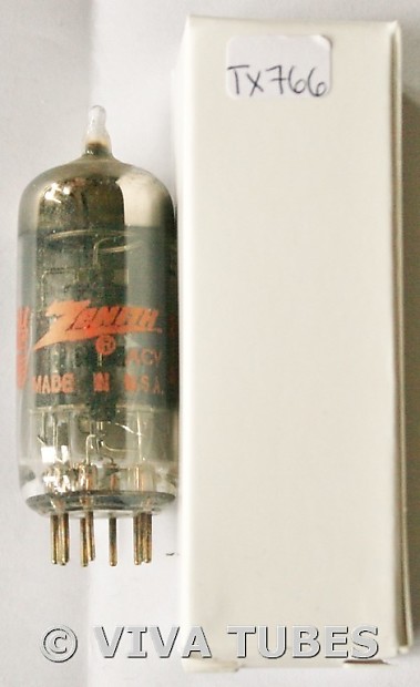 Sylvania USA 6EJ7 / EF184 Black Smooth Plate Top O Get | Reverb UK