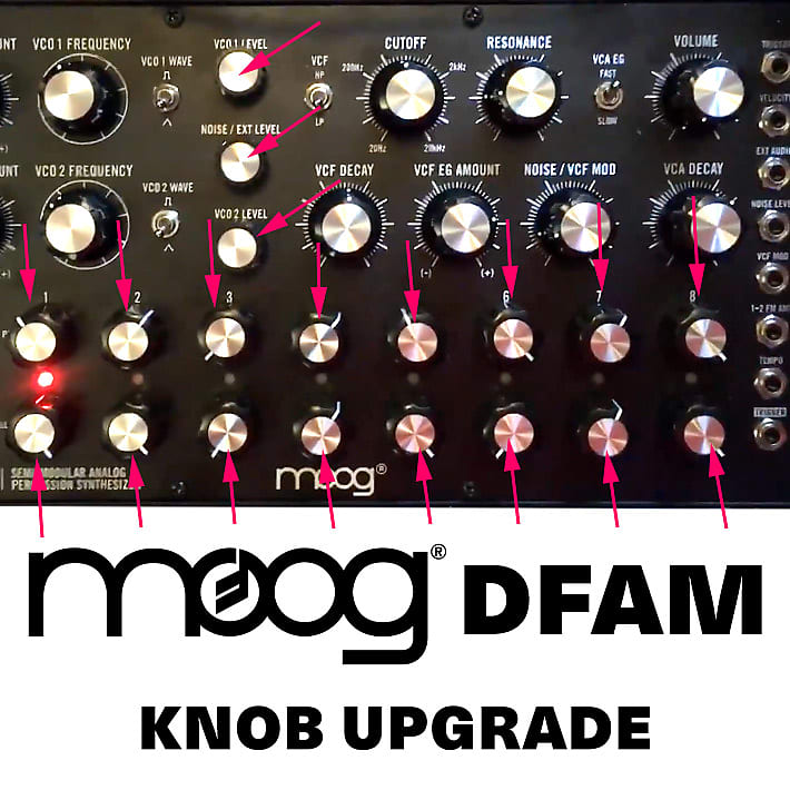 MOOG DFAM KNOB UPGRADE by Thonk | Reverb
