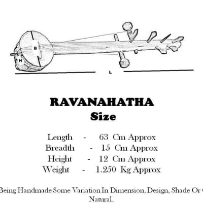 Handmade Ravanahatha Professiona Folk Instrument of Rajasthan | Reverb
