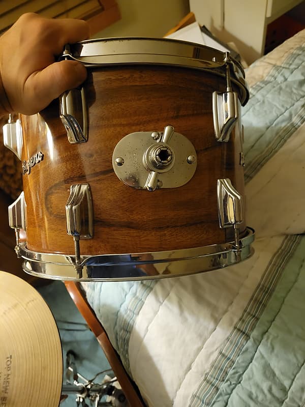 Rogers 10x13 tom koa wrapped 1960s | Reverb