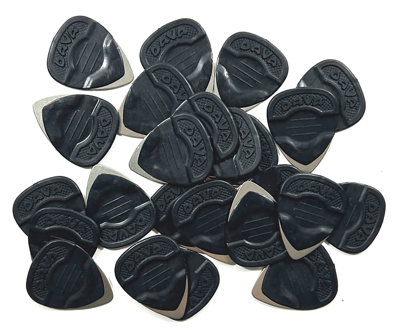 Dava Guitar Picks 24 Picks Master Control Metal Nickel Silver | Reverb